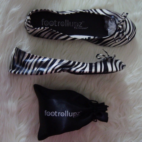 Shoes | Nwot Footrollupz Foldable Flats Lightweight | Poshmark